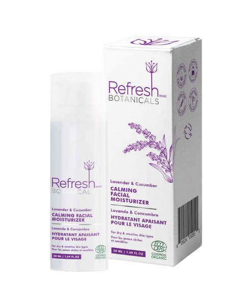 Calming Facial Moisturizer, 50ml - Refresh Botanicals – Ecotrend Ecologics