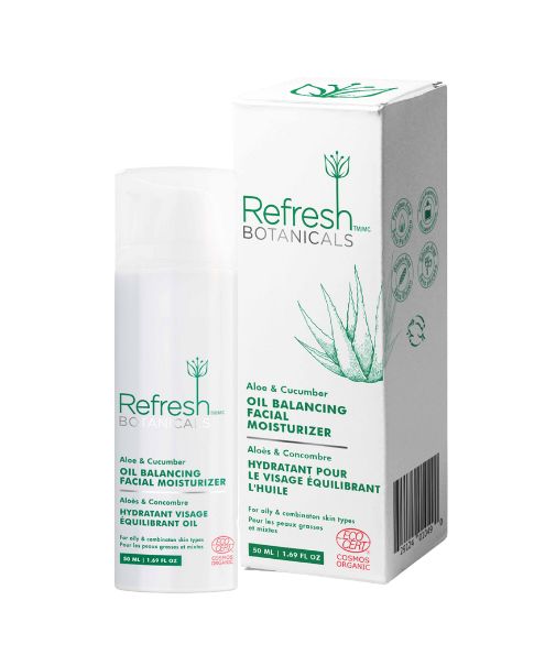 Oil Balancing Facial Moisturizer, 50ml - Refresh Botanicals – Ecotrend ...